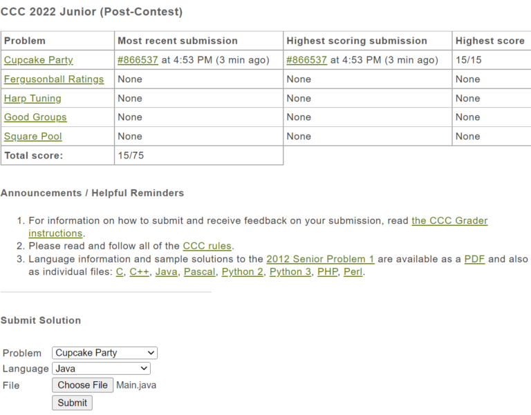 The Complete Guide to Taking the Canadian Computing Competition (CCC ...